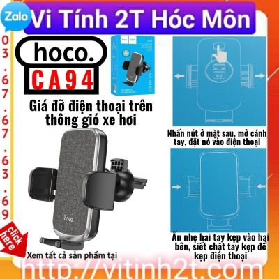 Gia Do - Kep Dien Thoai Gan Loc Gio Xe Hoi Hoco CA94 Chinh Hang